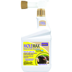 Bonide Molemax Mole & Vole Repellent RTS - 1 Qt. - Seed Barn