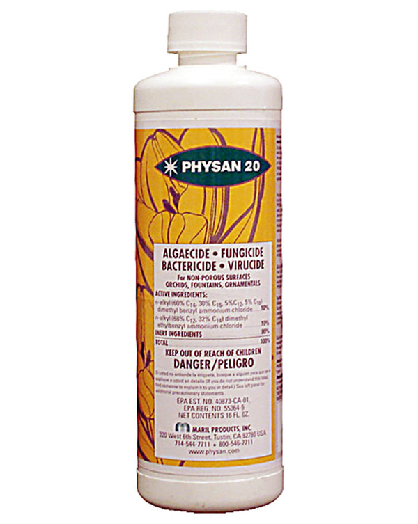 Physan 20 Orchid & Ornament Disinfectant Fungicide Sanitizer Deodorize ...