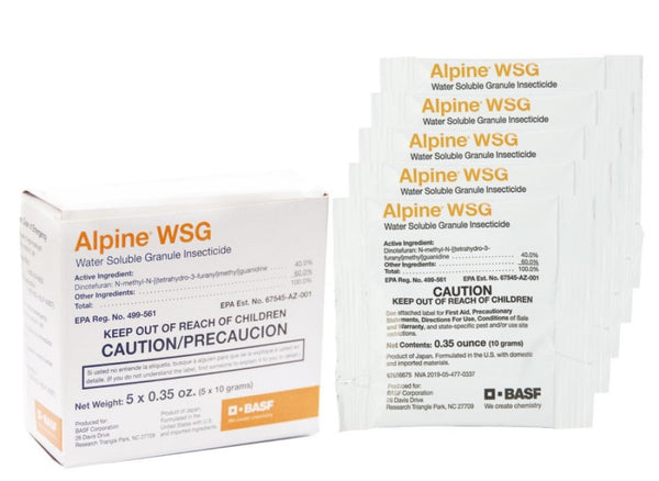 Alpine WSG Insecticide - 5 x 0.35 oz Packets - Seed Barn