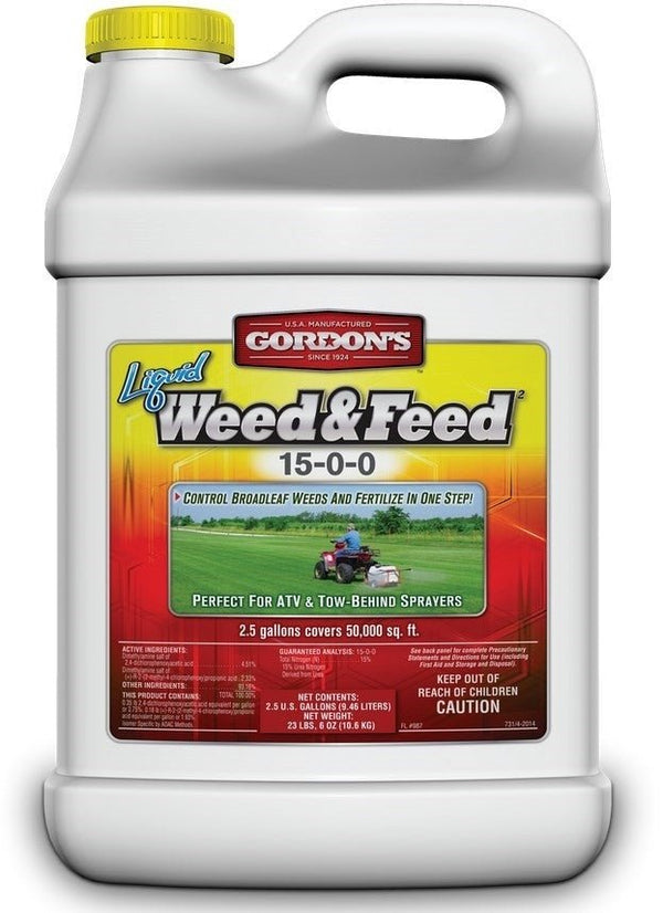 PBI Gordon Liquid Weed And Feed 15-0-0 - 2.5 Gal. - Seed Barn