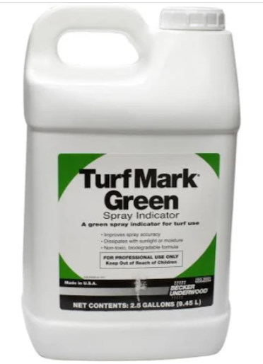 Turf Mark Green Spray Indicator - 2.5 Gallons - Seed Barn